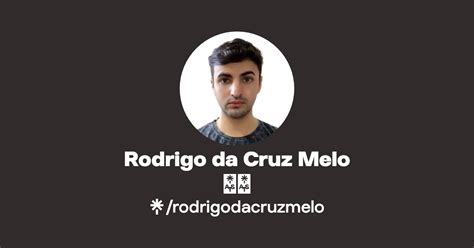Rodrigo Da Cruz Melo Instagram Facebook TikTok Linktree