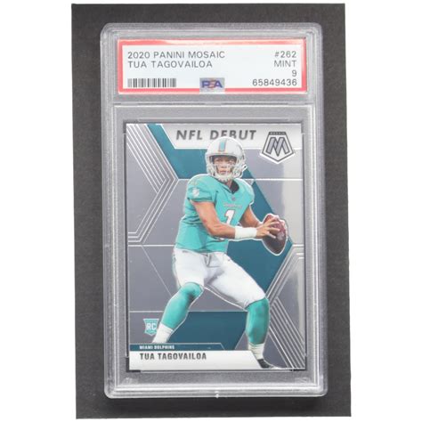 Tua Tagovailoa Panini Mosaic Deb Rc Psa Pristine Auction