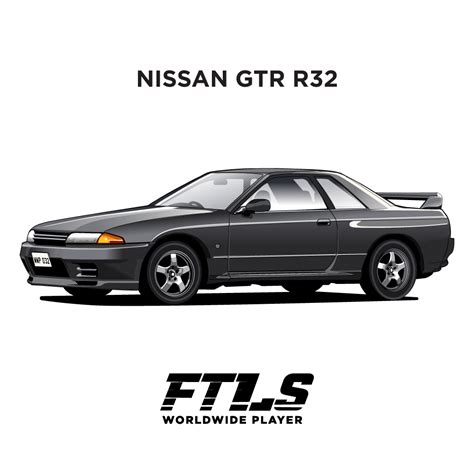 Nissan GTR R32 Illustration On Behance Nissan Skyline Gtr R32 R32