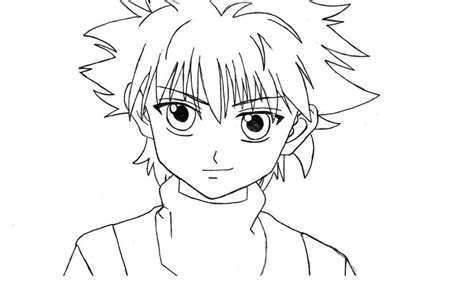 Love Killua E Alluka Coloring Pages Killua Zoldyck Coloring Pages