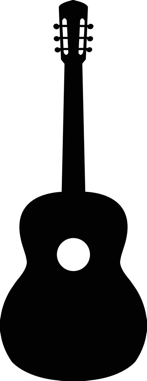Acoustic Guitar Silhouette Silhouette Free Acoustic Guitar Silhouette