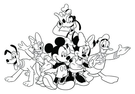 Collection Of Mickey Mouse Clubhouse Coloring Pages Free Printable