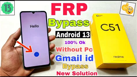 Realme C51 Frp Bypass Android 13 New Trick Realme Rmx3830 Google
