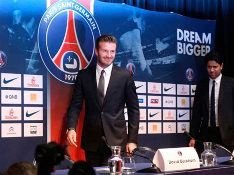 David Beckham Ficha Por Paris Saint Germain