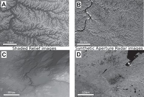 comparison of synthetic aperture radar sar images and topography for download scientific