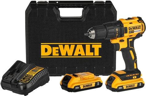 DEWALT 20V MAX Kit de taladro destornillador inalámbrico sin