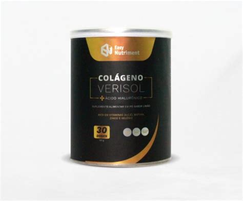 Colágeno VERISOL Ácido Hialurônico 30 doses sabor limão Easy
