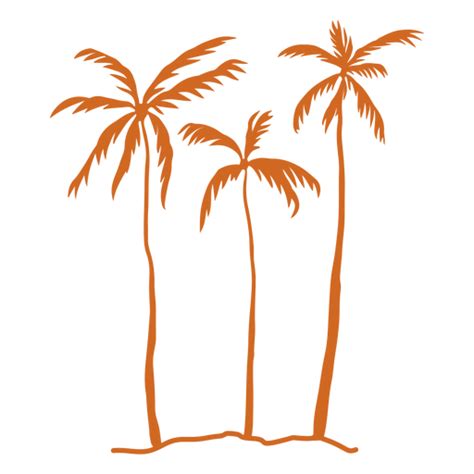 Design PNG E SVG De Palm Tree Silhouette Palmeira Para Camisetas
