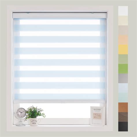 Foiresoft Stores enrouleurs zébrés horizontaux sans fil découpe sur