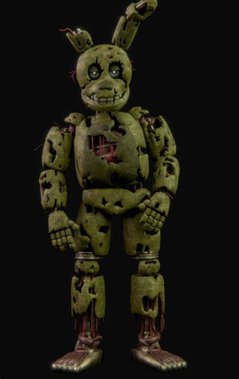 Fnaf Springtrap Full Body Cosplay Costume