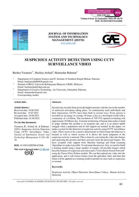 pdf suspicious activity detection using cctv surveillance video
