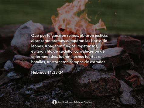 Hebreos 11 33 34 Inspiraciones Bíblicas Diarias