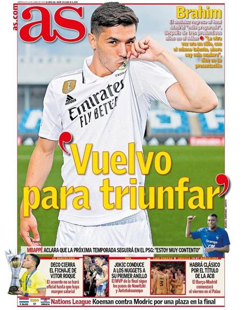 Fotos Comunicaci N Estas Son Las Portadas De La Prensa Deportiva