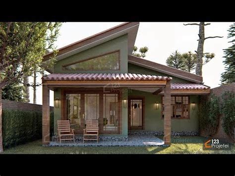 Casa T Rrea P Direito Alto E Telhado Aparente Projeto Youtube