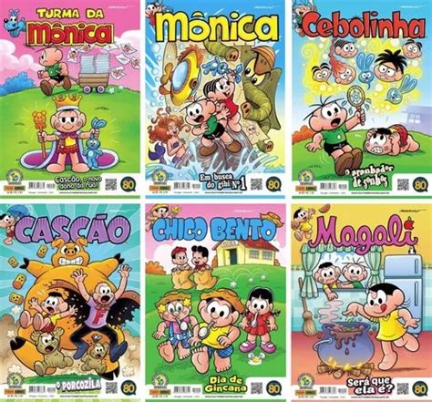 Turma Da Mônica Kit 10 Gibis Novos Sem Repetição Panini MercadoLivre