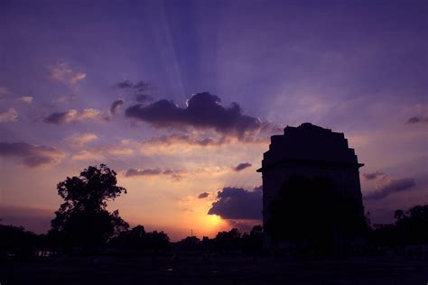 Delhi Sunset Delhi Is A Very Polluted City The Sky Takes Flickr