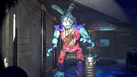 Crazy Broken Bonnie Starts Chasing Cassie FNAF Security Breach Ruin DLC