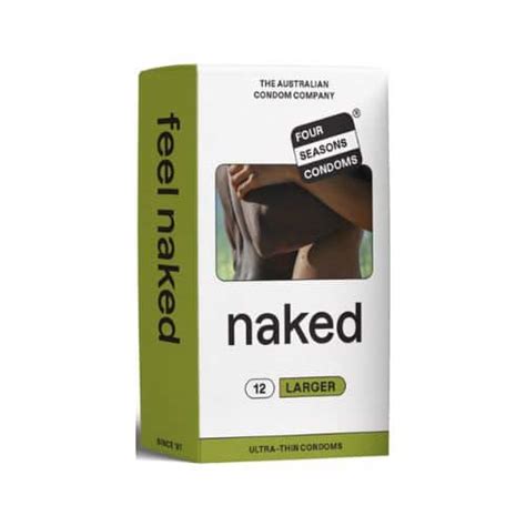 Four Seasons Naked Larger 59mm 12 Pack Condom Man Australia
