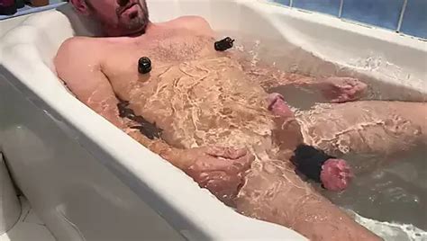 Gran Polla De Cuero Acariciando Esparcidor Y Esparcidores De Bolas Xhamster