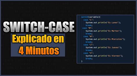 Estructura Switch Case Qué es y cómo se usa switch case como