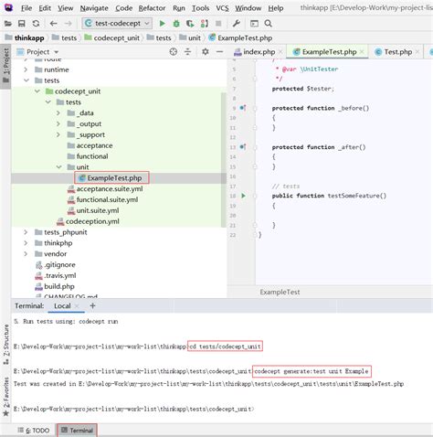 phpstorm集成codeception单元测试 php学习笔记 博客园