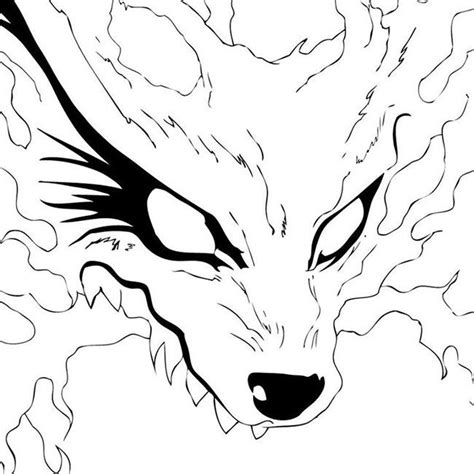 35 Desenhos Do Kurama Para Imprimir E Colorir Pintar Tatuagens De