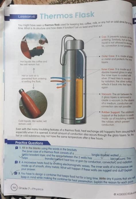 Lesson Thermos Flask You Might Have Seen A Thermos Flask Used For Keepi
