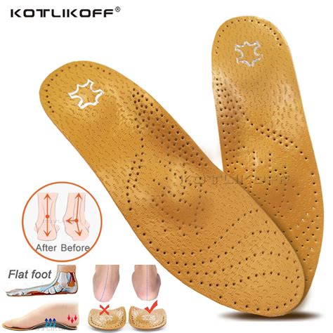 Beste Einlegesohle F R Schuhe Orthop Dische Leder Einlegesohlen Plattf