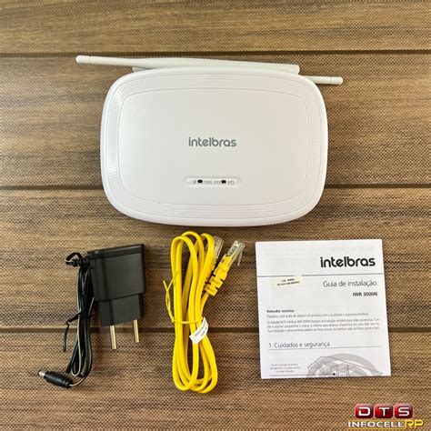Roteador Wireless IWR 3000N Intelbras Dtsinfocellrp