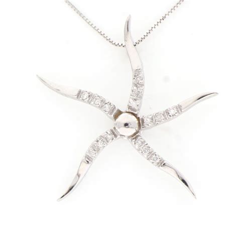No Reserve Price NEW 18 Carati Oro Bianco Collana Catawiki