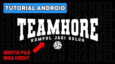 Cara Bikin Logo Tongkrongan Desain Baju Tongkrongan Simpel Tapi