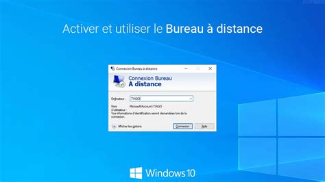 Windows Comment Activer Et Utiliser Le Bureau Distance