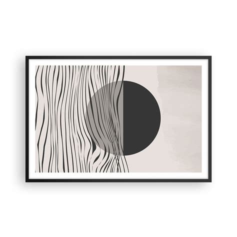 Obraz Plakat Kompozycja połowiczna 91x61cm Abstrakcja Sztuka