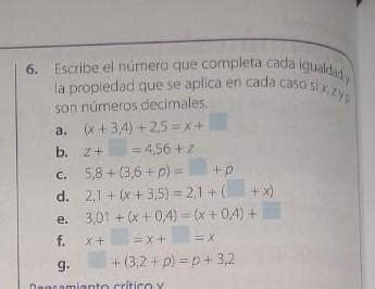 ayúdenme porfa escribe el número que completa cada igualdad la