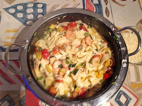 Garnelen Tagliatelle Mit Mango Und Gorgonzola Von EstherK Chefkoch