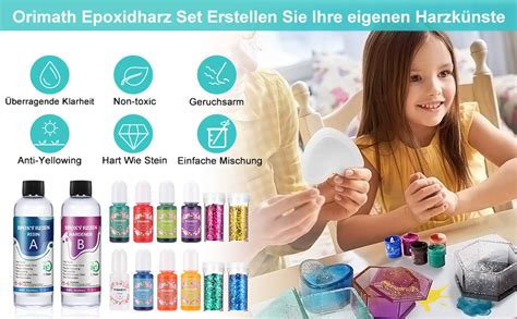 Orimath Epoxidharz Set Anfänger 500ml 1 1 Verhältnis Epoxy Resin