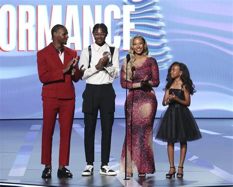 Savannah James S Nude Illusion Dress At The ESPYs POPSUGAR Fashion UK