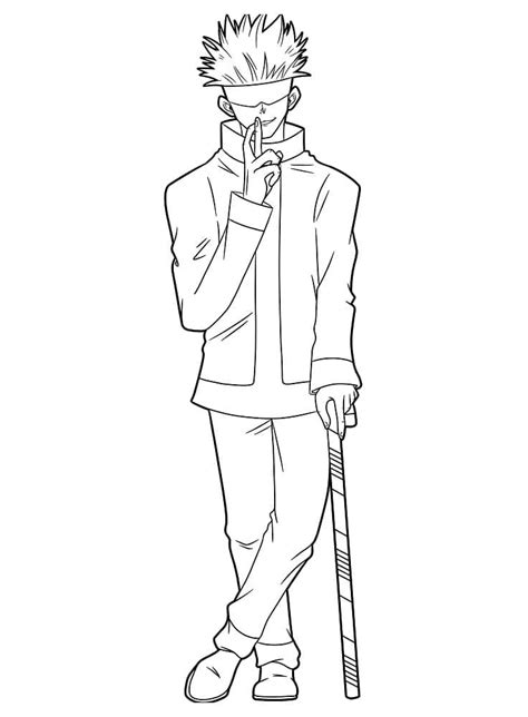 Desenhos De Jujutsu Kaisen Para Colorir Imprimir E Pintar