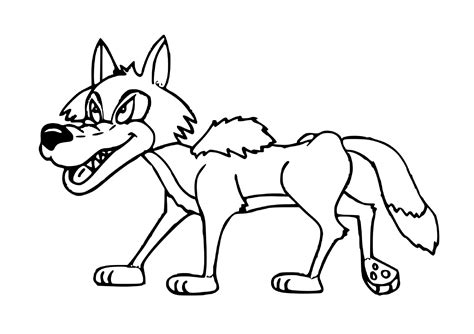 Dessin Loup Coloriages Imprimer
