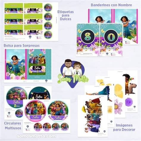 Kit Imprimible Encanto Disney Somos Motta