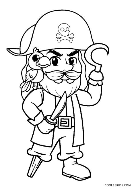 Dibujos de Piratas para colorear Páginas para imprimir gratis