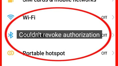 Couldn T Revoke Authorization On Miui How To Fix Couldn T Revoke