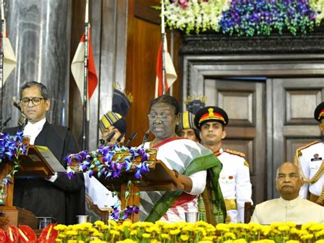 Draupadi Murmu India S Th President Draupadi Murmu Takes Oath As