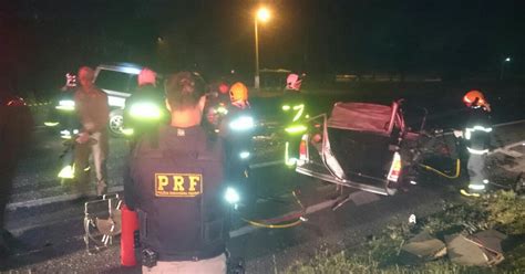 G1 Jovem morre em acidente de carro na BR 376 na região de Curitiba
