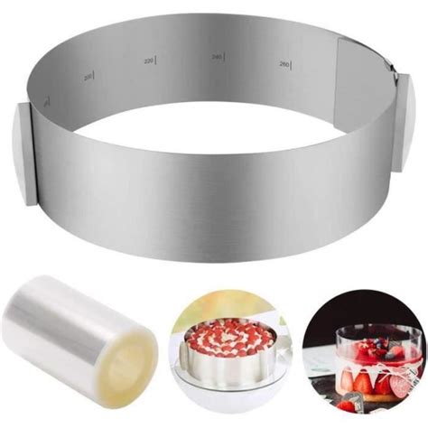 Cercle a Patisserie Reglable Cercle Gateau Extensible Ø 16 30cm Cercle