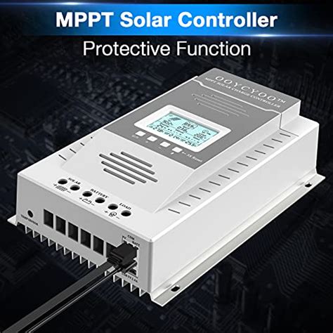 OOYCYOO MPPT Charge Controller 100 12V 24V Auto 100A Solar Panel