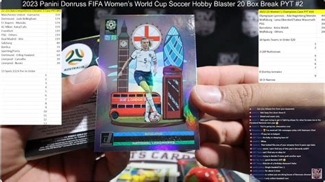 Panini Donruss Fifa Womens World Cup Soccer Hobby Blaster Box