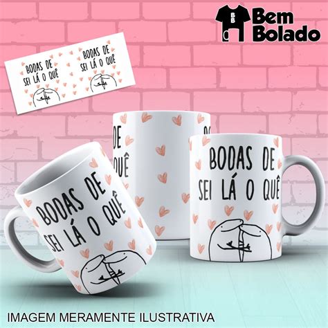 Caneca Flork Bodas de sei lá o que namorados Elo7