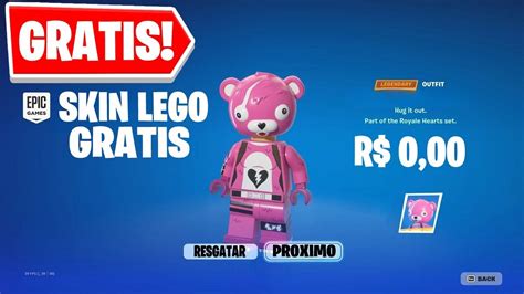 SKINS DE LEGO GRÁTIS RESGATE AGORA 3 SKINS DE LEGO GRÁTIS NO FORTNITE
