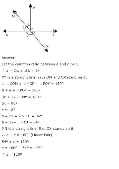 Lines And Angles Class Mathematics Ncert Solutions